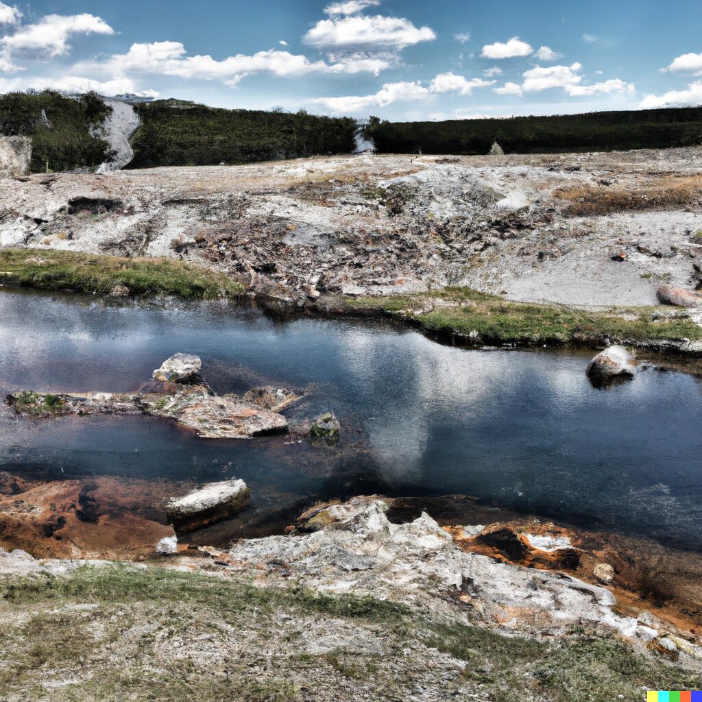 Sawmill Geyser geological formations - YellowstoneGeysers.Com